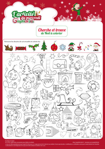 L'activité de l'avent 20 : Cherche et Trouve de Noël - GraphiCK-Kids